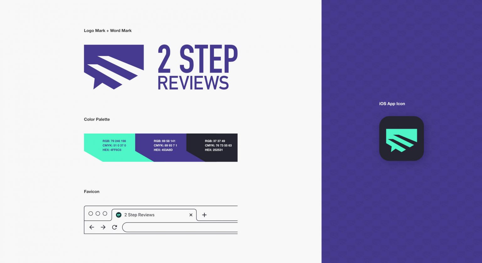 2 Step Reviews – zeropoint7 - Award-winning Brand Identity Design Studio
