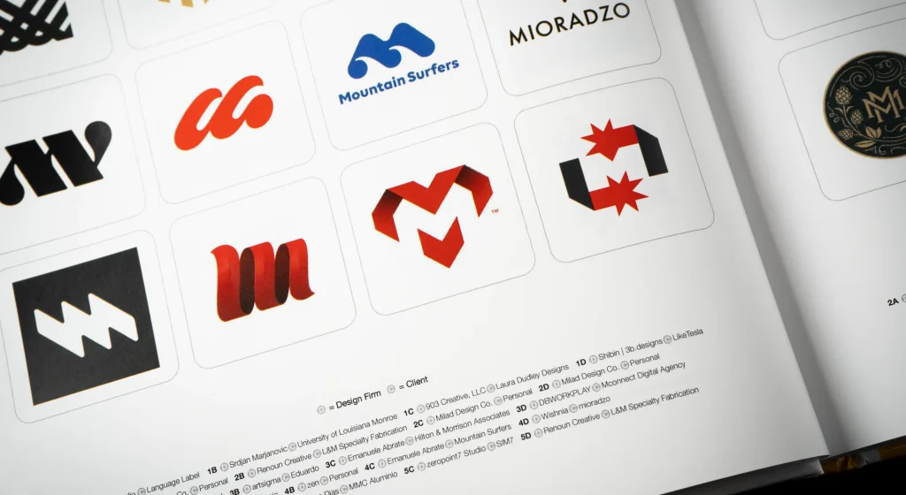 logolounge book 12 published logos - award-winning work