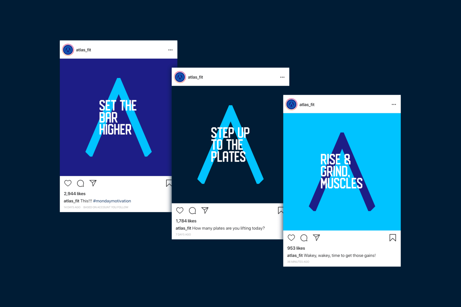 Atlas Fitness – zeropoint7 - Award-winning Brand Identity Design Studio